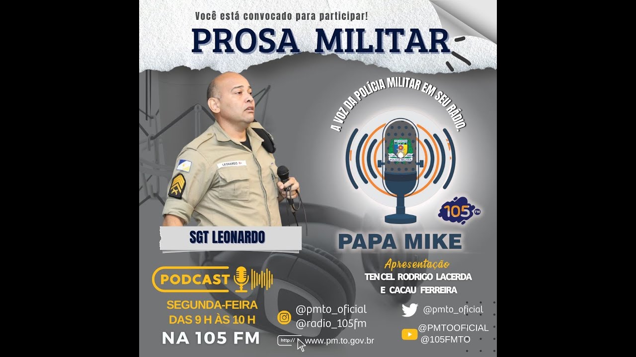 Papa Mike ao vivo - A Voz da PM no seu rádio - YouTube