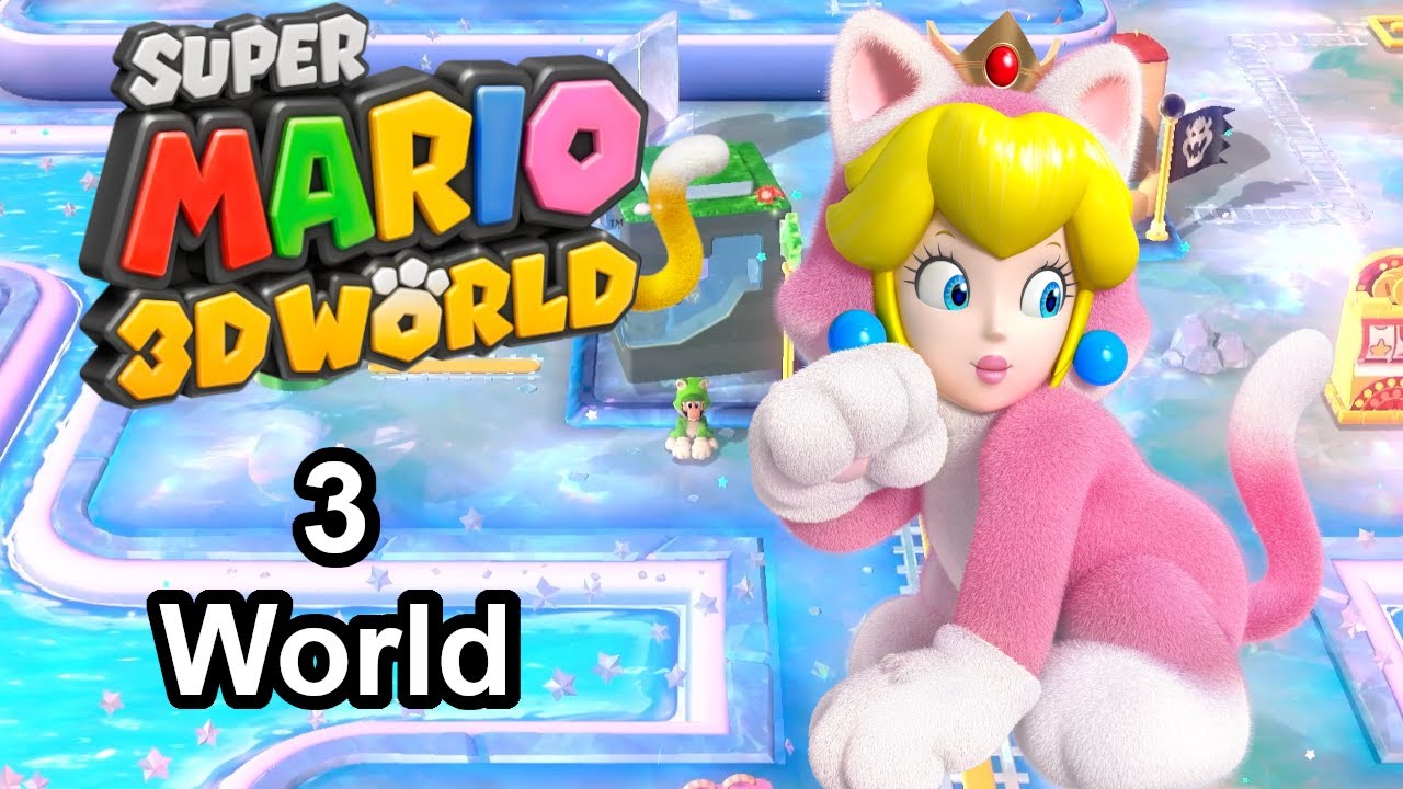 Super Mario 3D World World 3, 100% Complete Walkthrough - YouTube