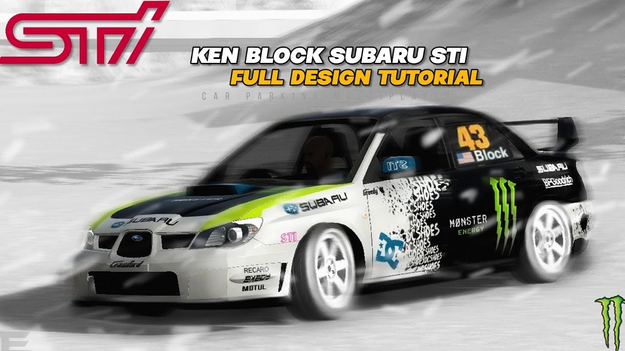 Ken Block Subaru STI S12 rally car | Full design tutorial | Car Parking Multiplayer... - YouTube