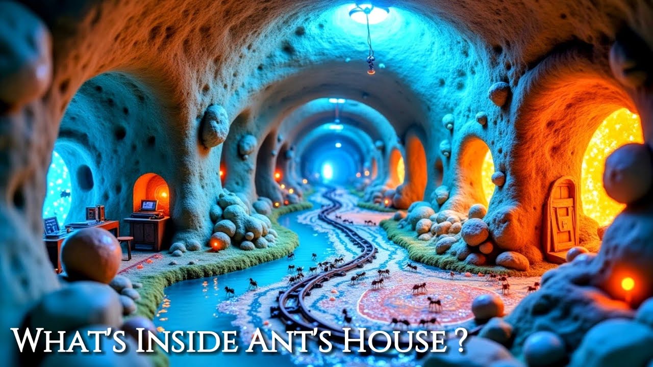 Underground life Of Ants || Unbelievable View inside ants House - YouTube