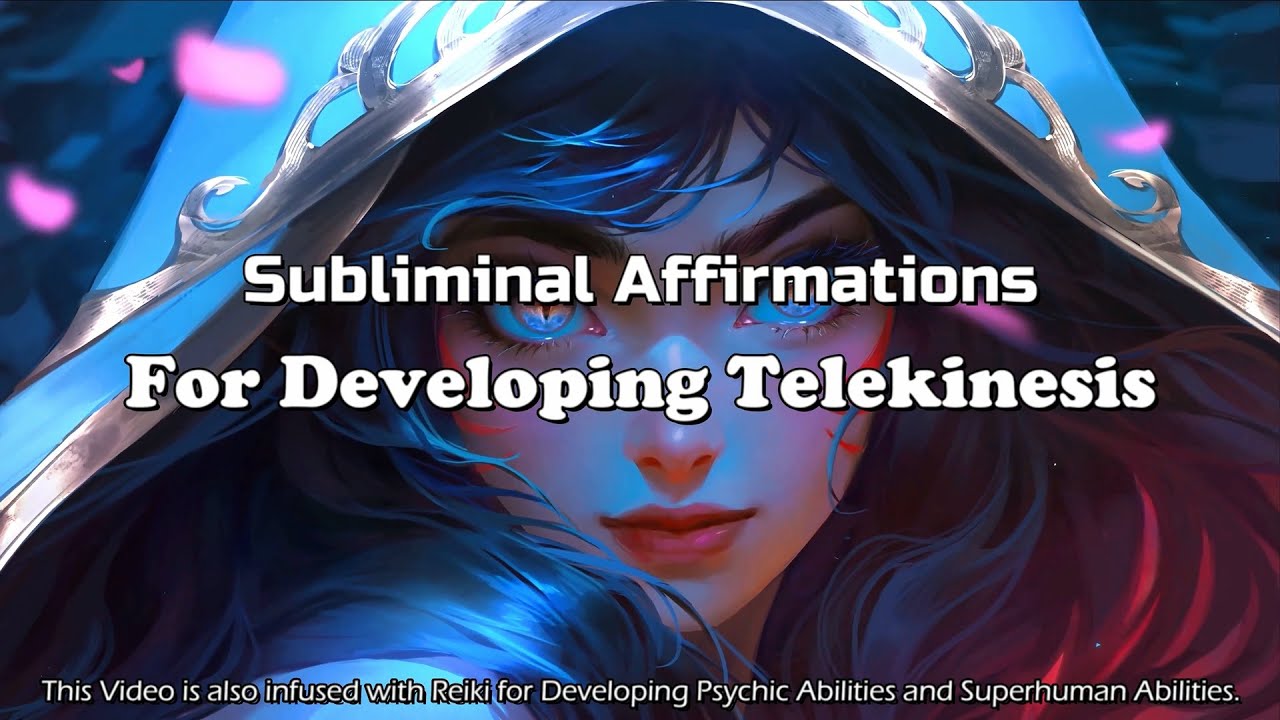 DEVELOP TELEKINESIS | Subliminal Affirmations & Reiki - YouTube