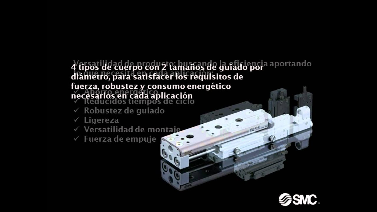 SMC LA SOLUCIÓN PERFECTA PARA APLICACIONES LINEALES. SERIE MXQ-Z - YouTube
