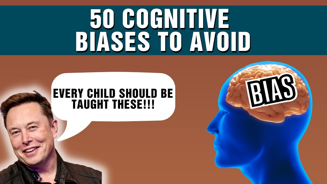 50 Cognitive Biases EVERYONE Should Know!!! - YouTube