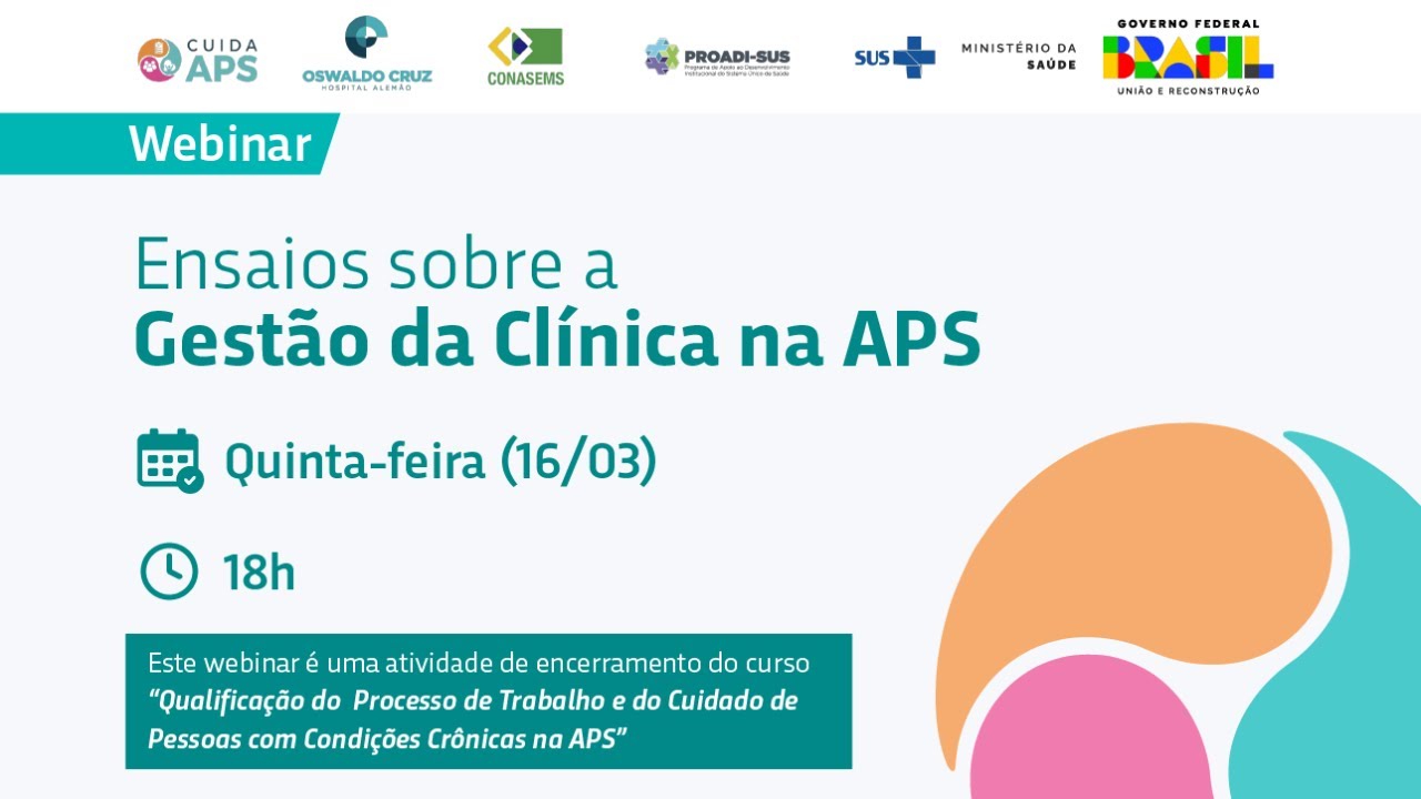 Cuida APS: Ensaios sobre a Gestão da Clínica na APS - YouTube