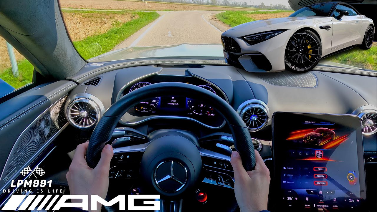 2025 MERCEDES-AMG SL63 585HP | POV TEST DRIVE RACE MOOD🚀 - YouTube