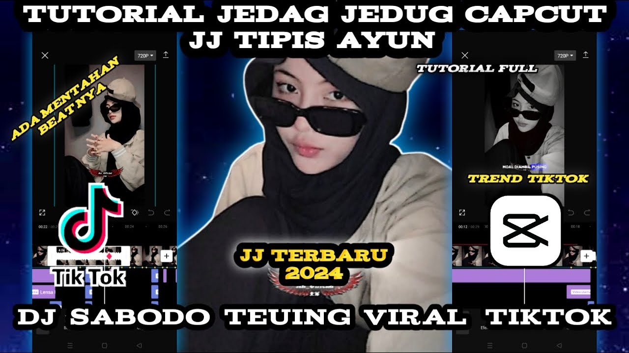 Tutorial Edit Jedag Jedug Capcut JJ Tipis Ayun || Dj Sabodo Teuing Viral Tiktok - YouTube