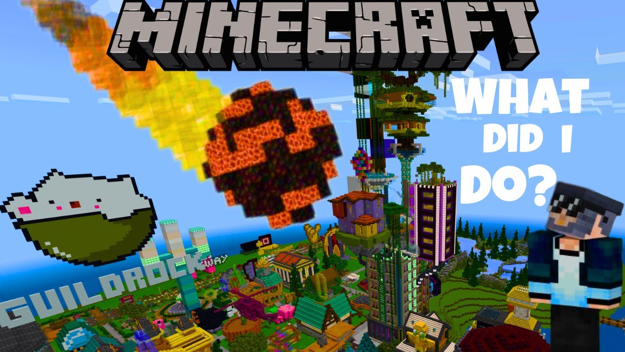 I Destroyed An ENTIRE Season On A Minecraft Server! Minecraft Bedrock 1 ...