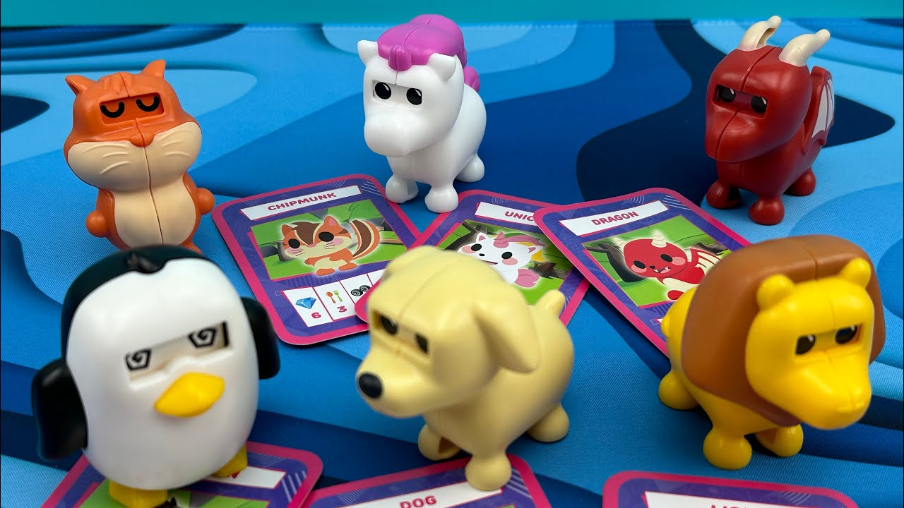 ADOPT ME, ROBLOX MCDONALD’s HAPPY MEAL COLLECTION REVIEW #adoptme - YouTube