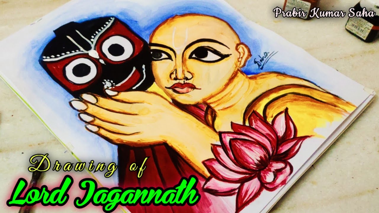 Rath Yatra Special Drawing // Rath Yatra Special Jagannath Drawing ...
