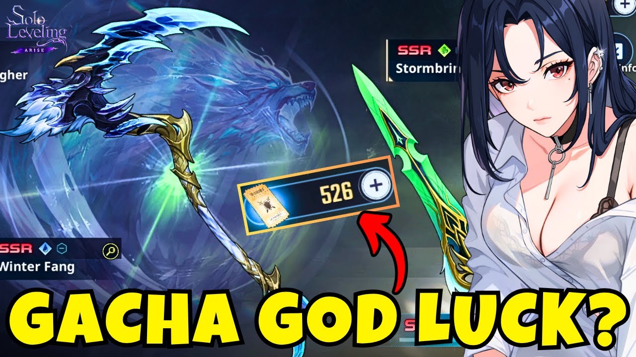 GOD TIER LUCK 500+ Weapon Banner Insane Pulls Solo Leveling Arise - YouTube
