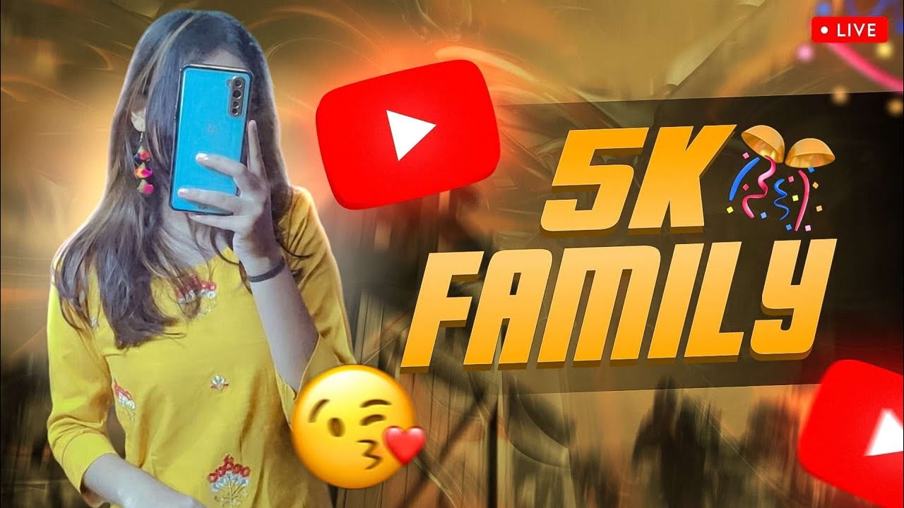 5K FAMILY 😻| BGMI LIVE STREAM |JOIN WITH TEAMCODE| GIRL GAMER LIVE ...