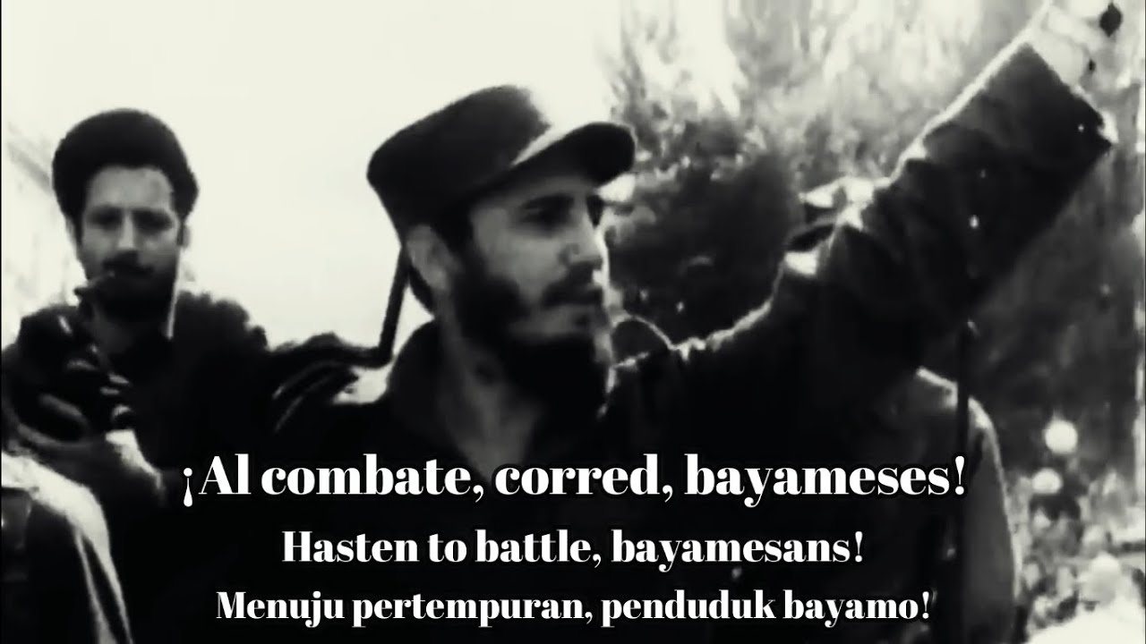La Bayamesa - National Anthem of Cuba [EN/ID Sub] - YouTube