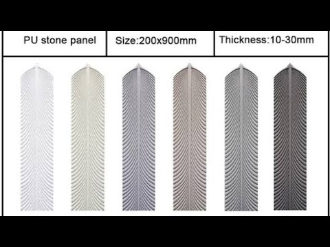 pu feather panel installation||pu feather panels design - YouTube