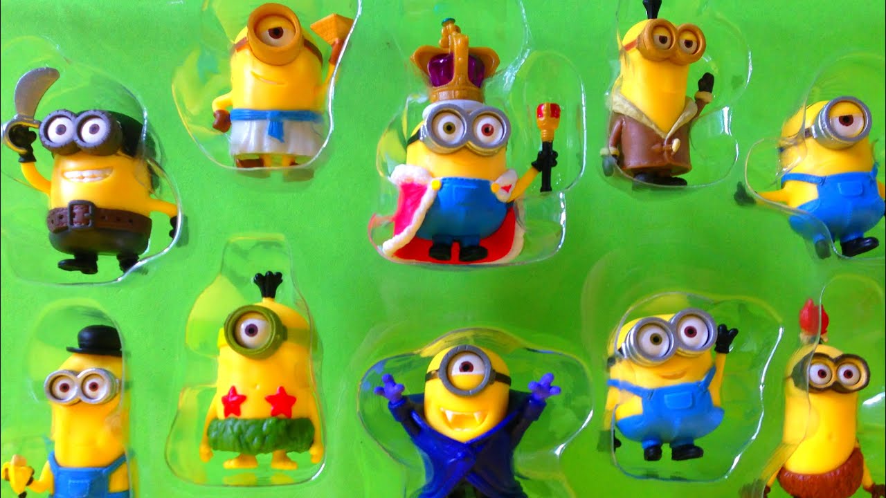 Funny Minions Mini Figurines - YouTube