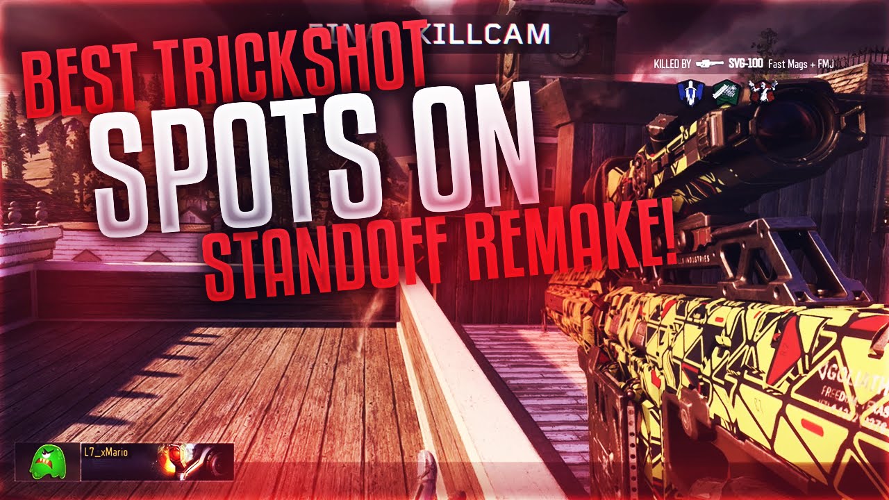 BEST TRICKSHOTS SPOTS ON STANDOFF REMAKE BO3 DLC "SALVATION" - YouTube