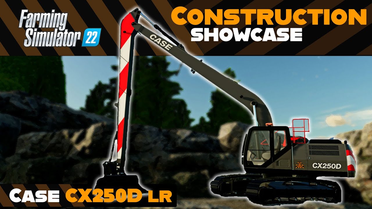 Construction Showcase - Case CX250D LR #fs22 - YouTube