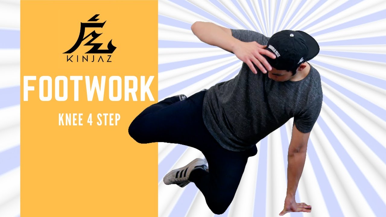 How To Breakdance | Breakdance Footwork - Knee 4 Step | Basic ...