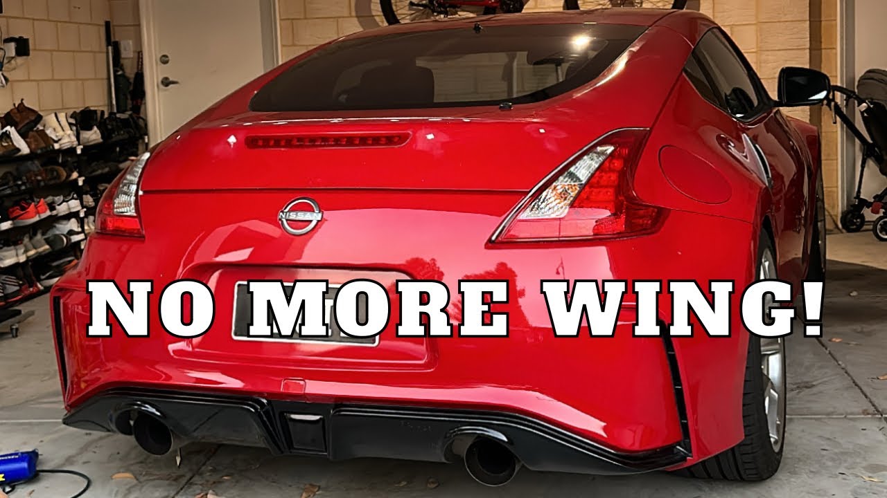 Prepping My 370Z For 326 Power Wing! - YouTube