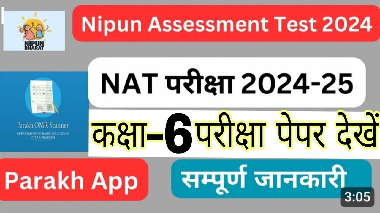NAT 2024 EXAM PAPER CLASS 4, NAT Nipun Assessment Test Paper,nipun ...