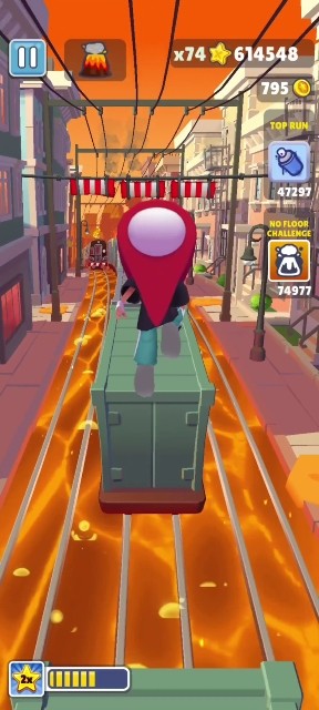 Subway surfers floor is LAVA - loc #subwaysurfers #floorislava #shorts ...