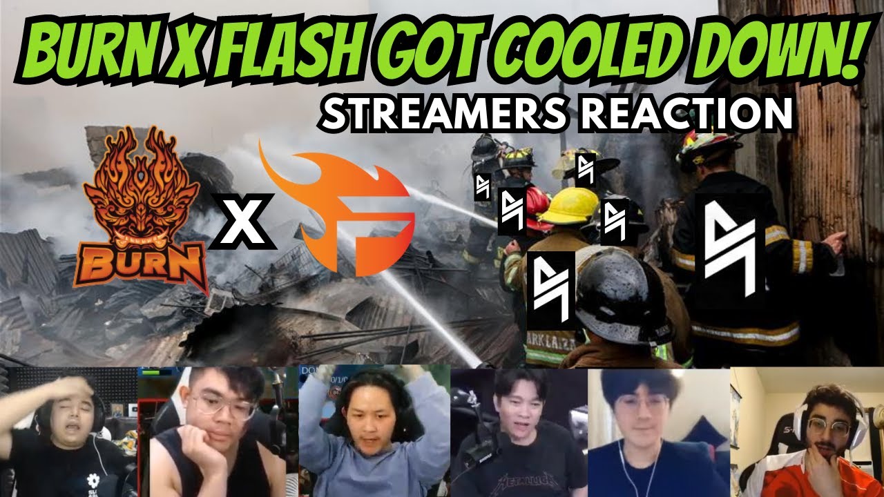 Streamers Reaction to Burn X Flash losing to Blacklist International in ...