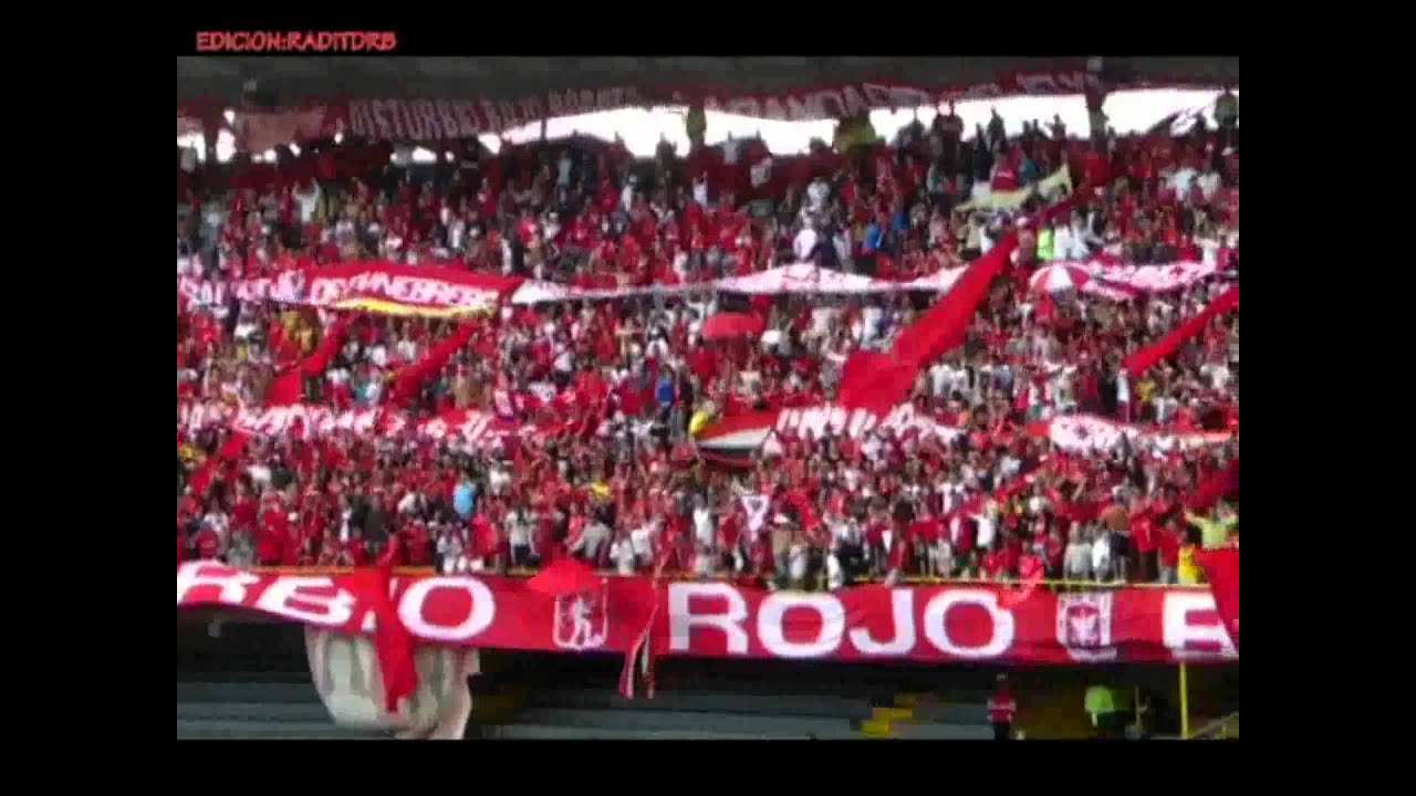 DISTURBIO ROJO BOGOTA-TODAS LAS CANCHAS VS EXPRESO ROJO 2012 - YouTube
