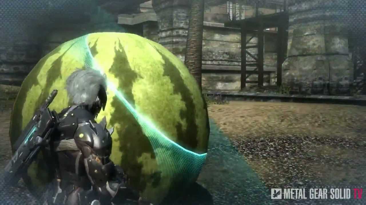Metal Gear Rising Revengeance - Giant "Square" Watermelon ...
