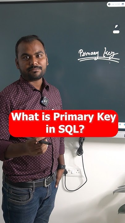What is the Primary key in Database Table ? | SQL | Learnomate Technologies - YouTube