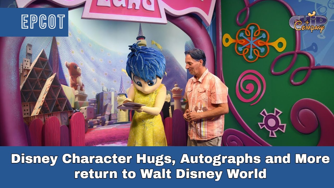 Disney Character Hugs, Autographs and More return to Walt Disney World ...