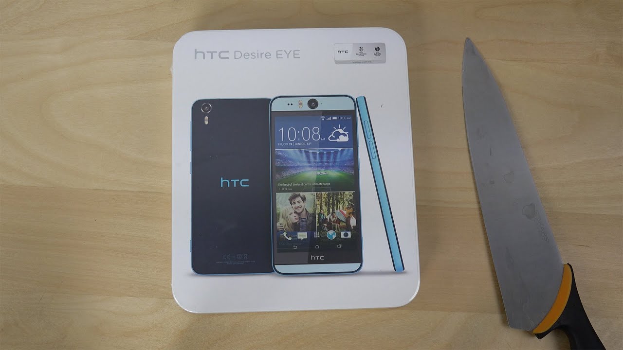 HTC Desire EYE - Unboxing (4K) - YouTube