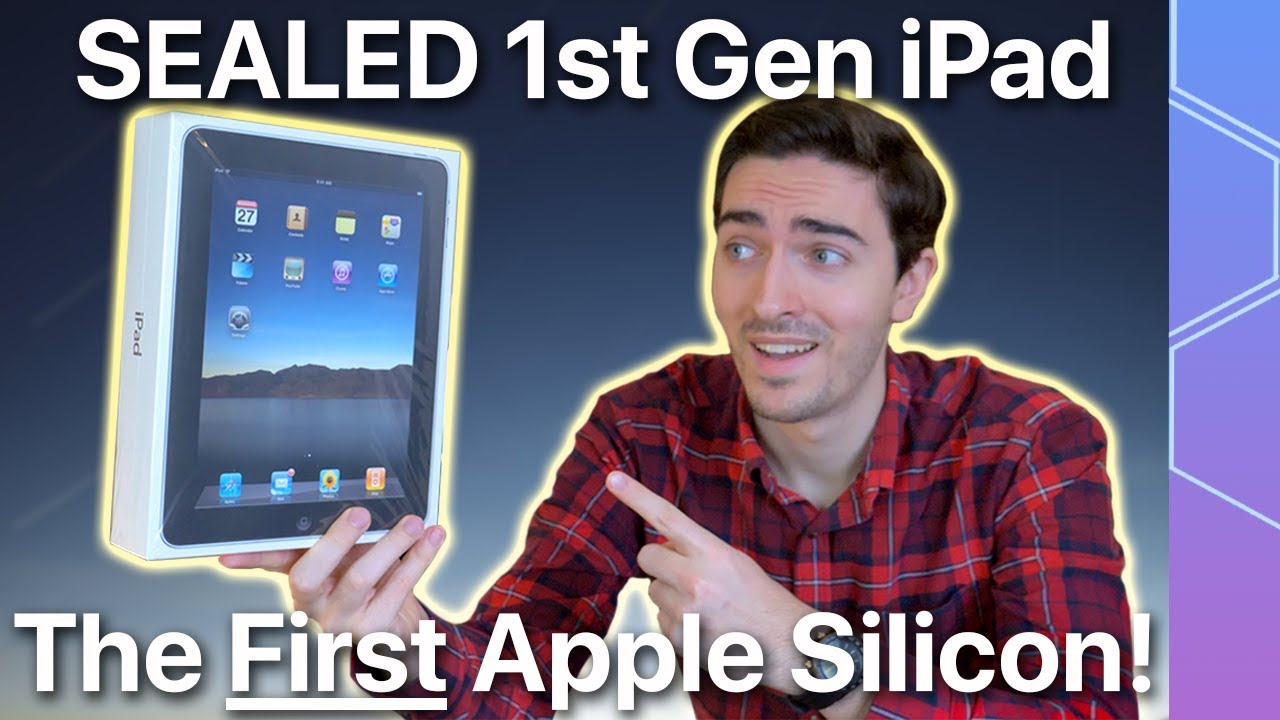 Unboxing the FIRST Apple Silicon, a brand new first generation iPad ...