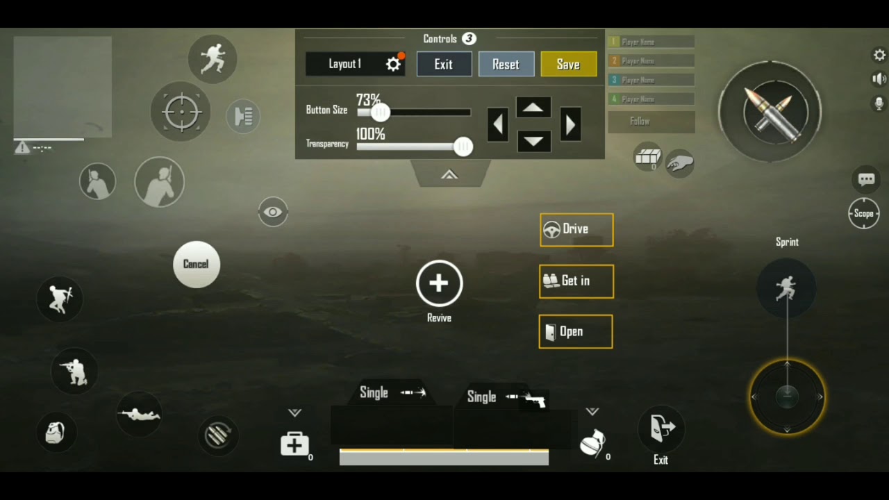 Best controls of pubg mobile for left handed users ! - YouTube
