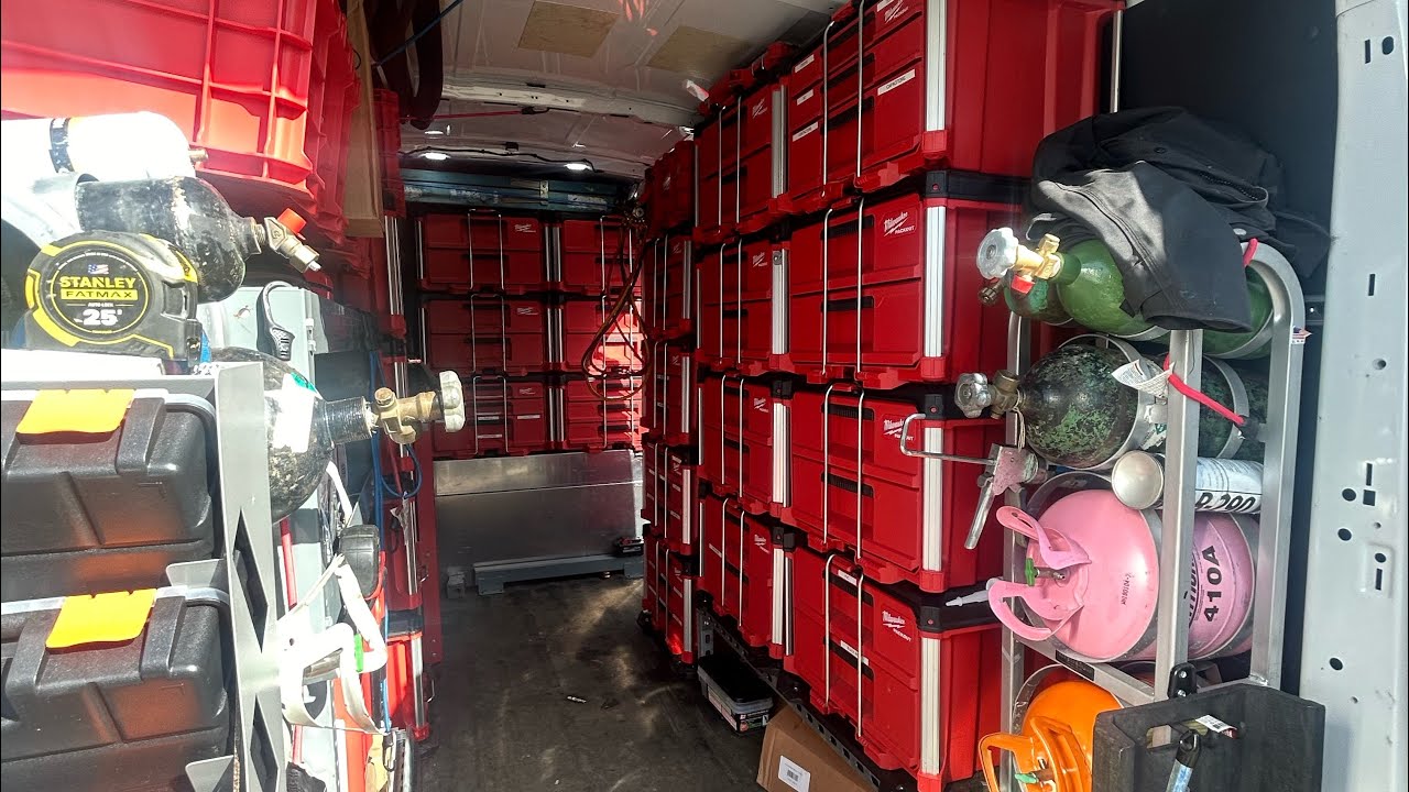 Double van tours - A Milwaukee packout EXTRAVAGANZA!! - YouTube