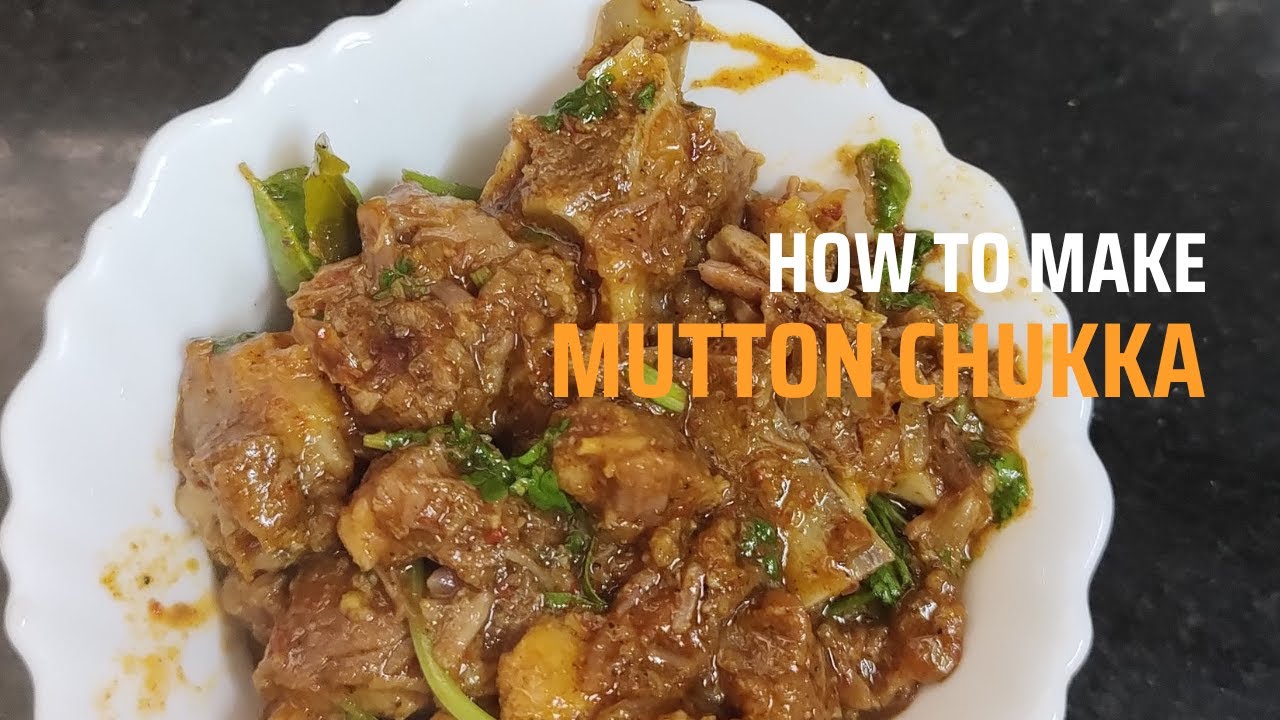 Mutton Chukka | Mutton Fry Recipe | Mutton Pepper Fry Recipe | How to ...