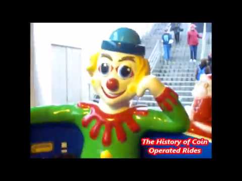2000s Coin Operated Clown Cup Kiddie Ride - Happy Cup
