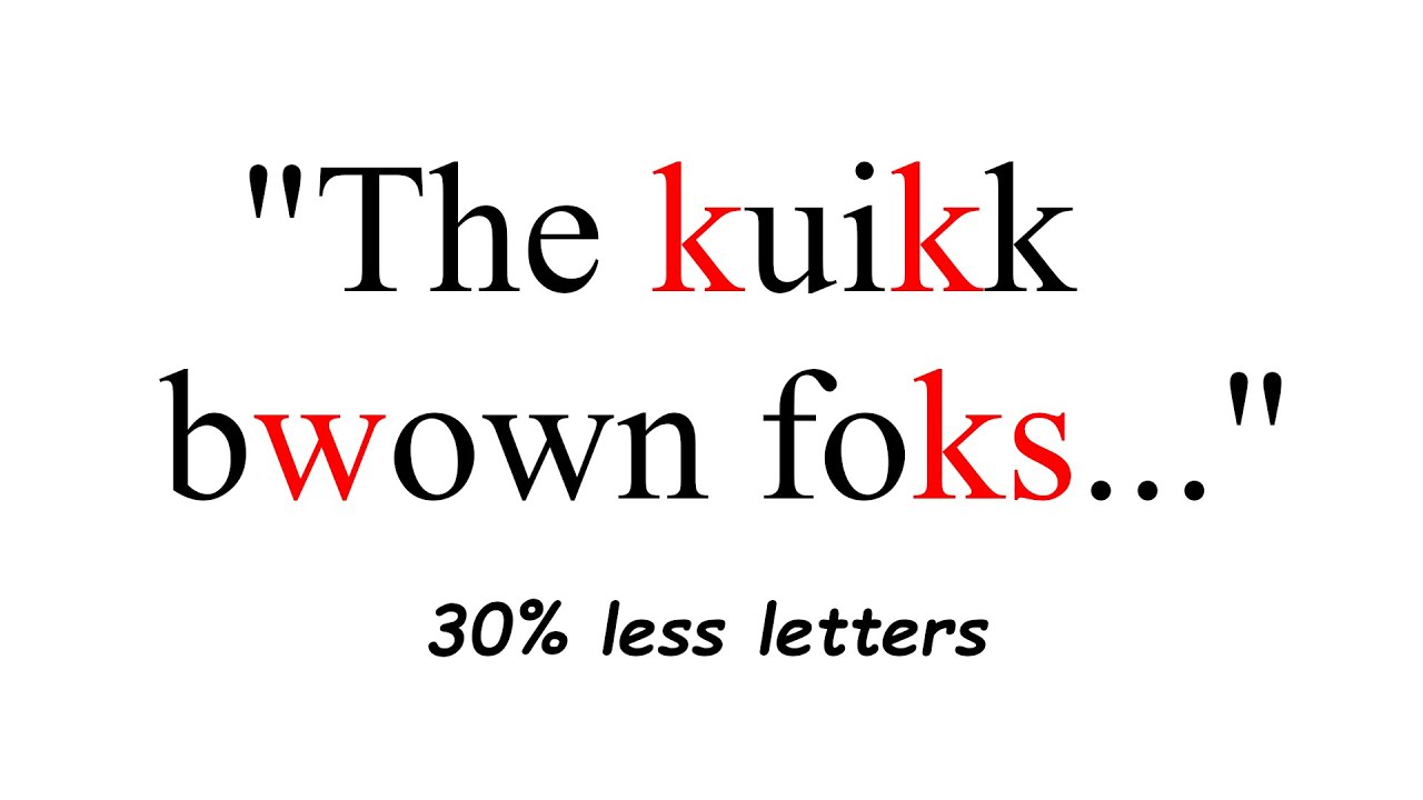 There are too many letters, so I got rid of some - YouTube