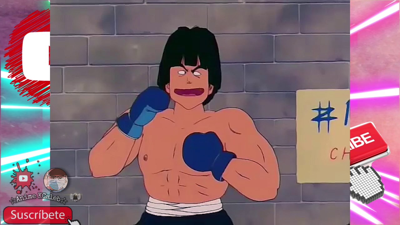 Goku pelea con boxeador callejero - se burlan de él y al final gana ...