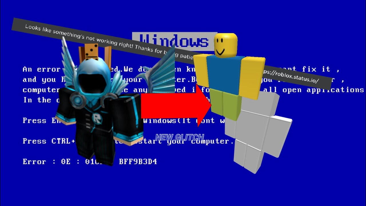 Massive *NEW* Roblox glitch! Wave 1: Turning into a noob skin and ...