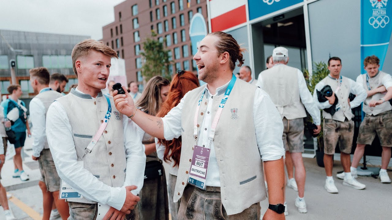 Valentin Bontus mit dem Stimmungs-Check im Olympic Team Austria - YouTube
