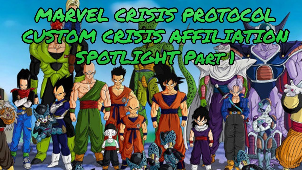 Custom Marvel Crisis Protocol Affiliation Spotlight: DBZ's Z Fighters ...