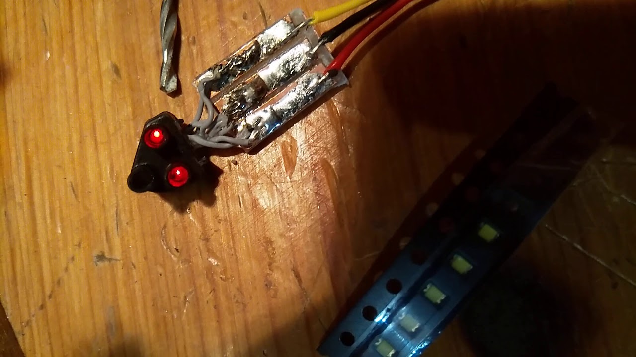 Home made OO gauge ground position signals - YouTube