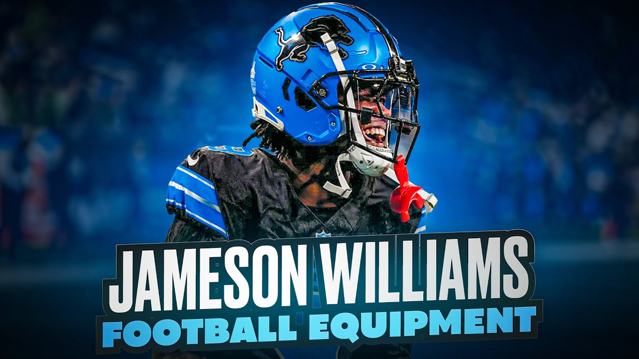 What Does Jameson Williams Wear on the Field?? - YouTube
