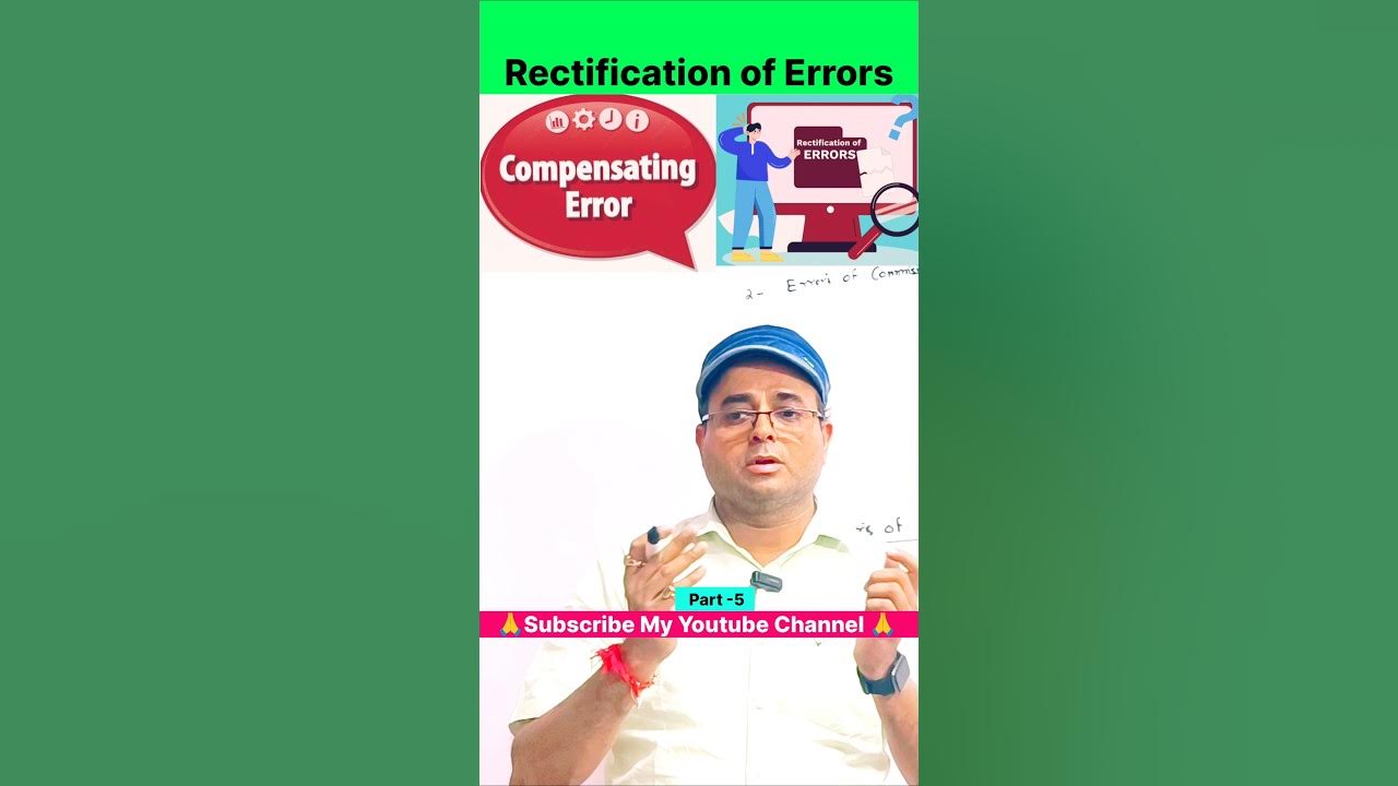 compensating Errors l Rectification of Errors l #shorts #rectificationoferror 📚💯 - YouTube