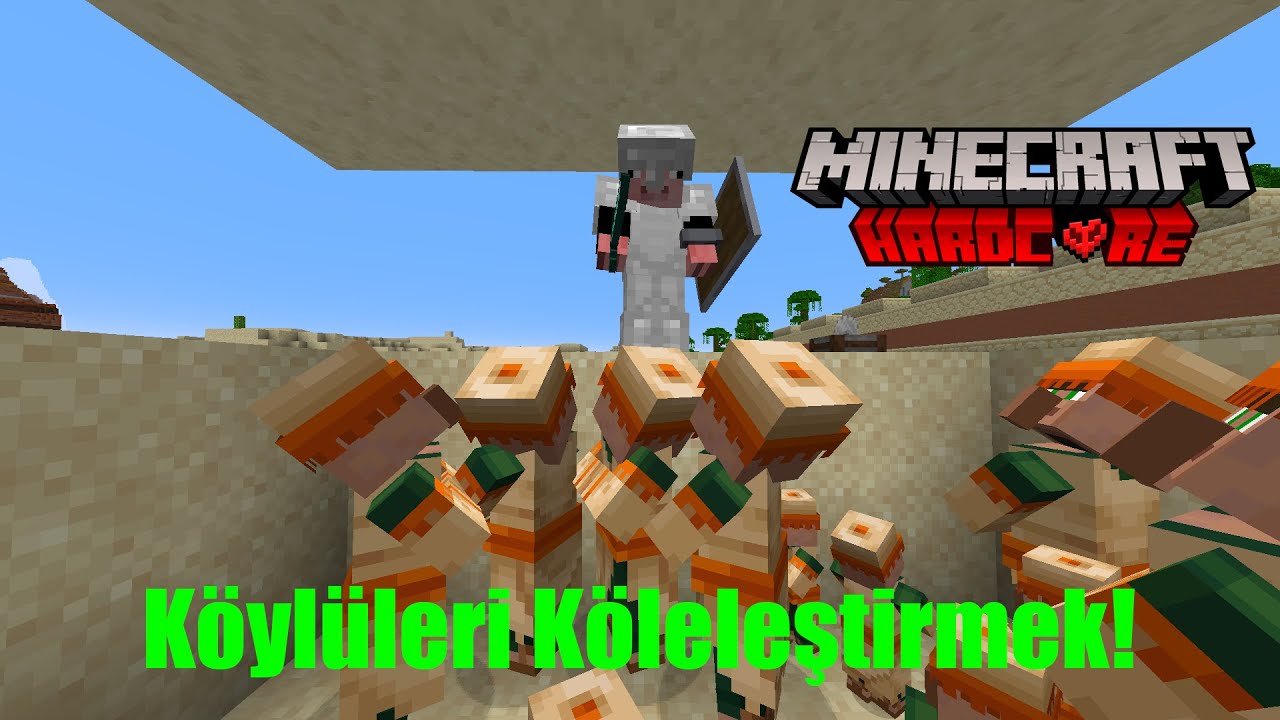 MINECRAFT'TA KÖYLÜLERİ KÖLE YAPMAK! (#3) - YouTube