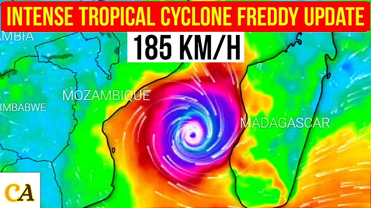 Intense Tropical Cyclone Freddy 2023 Trajectory Update | Meteo Update ...