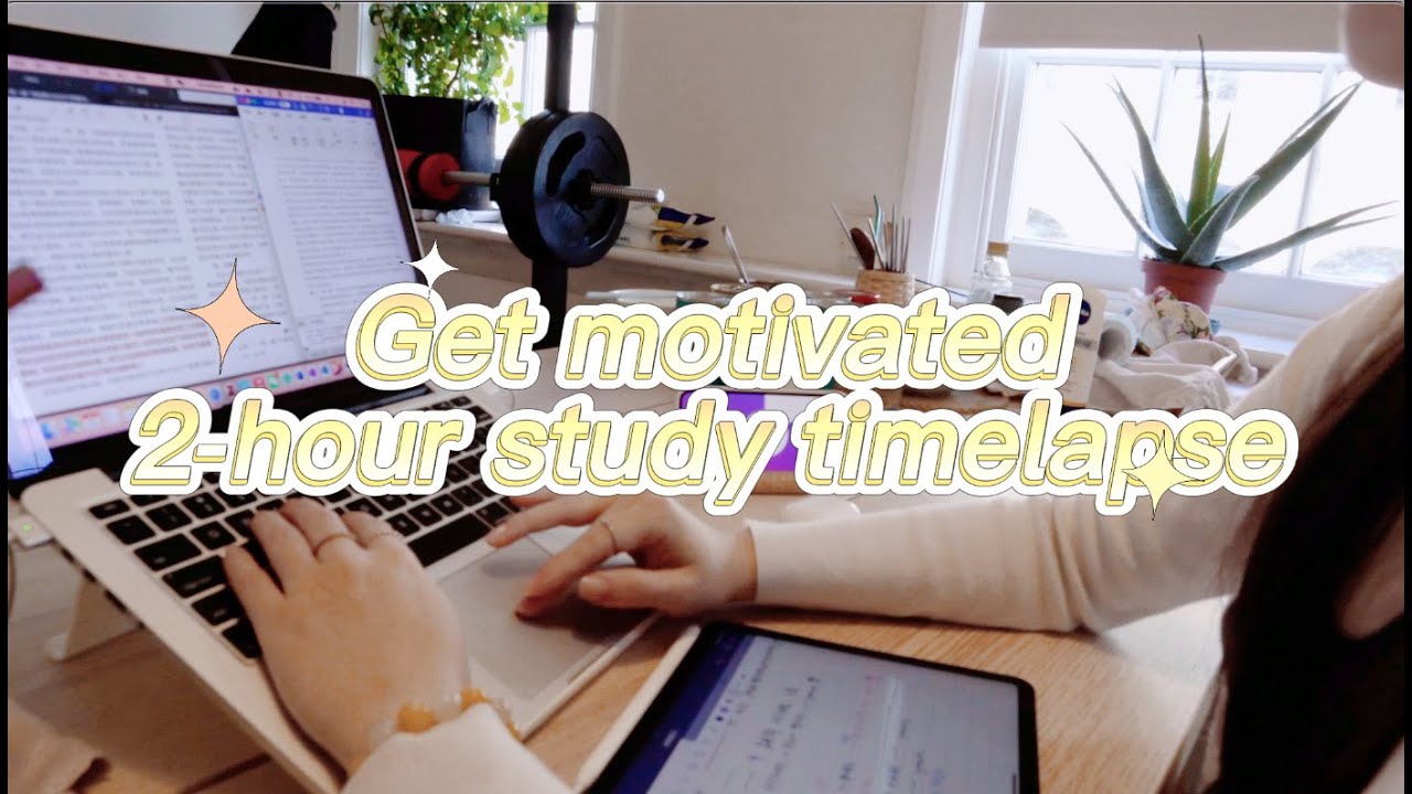 A solid two-hour study timelapse | get motivated and productive - YouTube