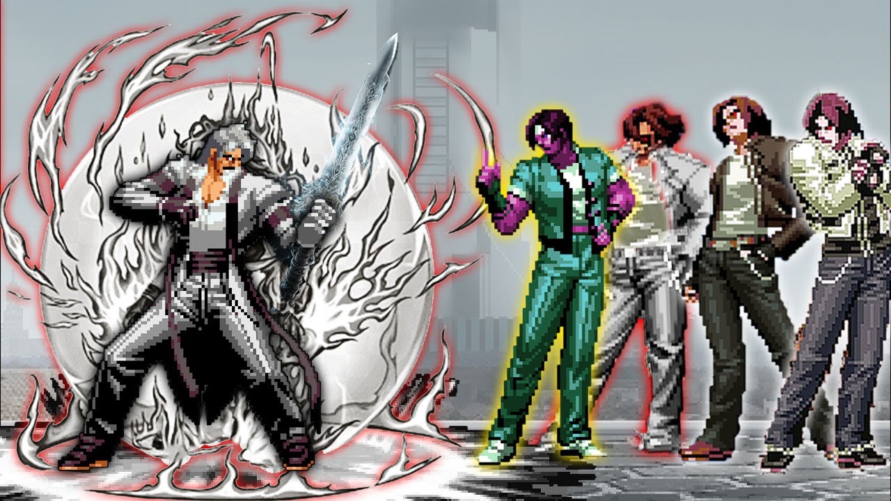 [Mugen KOF] Silver Flames Rugal Vs Kyo Kusanagi TEam - YouTube