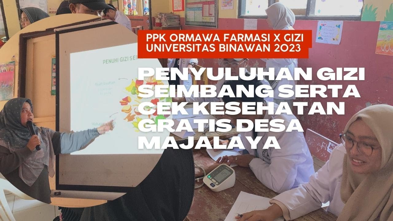PENYULUHAN GIZI SEIMBANG SERTA CEK KESEHATAN - PPK ORMAWA FARMASI X ...