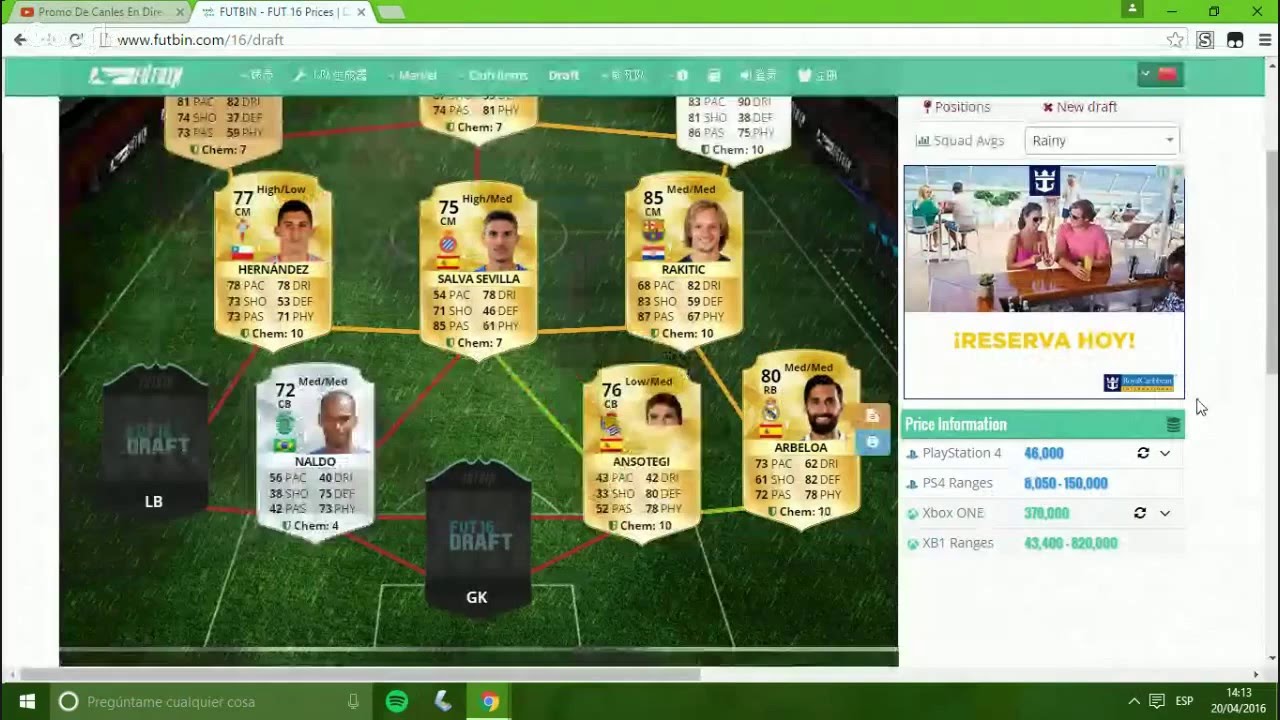 Promo De Canales En Directo + Fut Draft De Futbin !!!!!! - YouTube