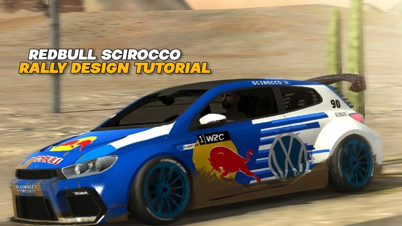 (250 subs special) how to make Redbull Volkswagen Scirocco rally car ...